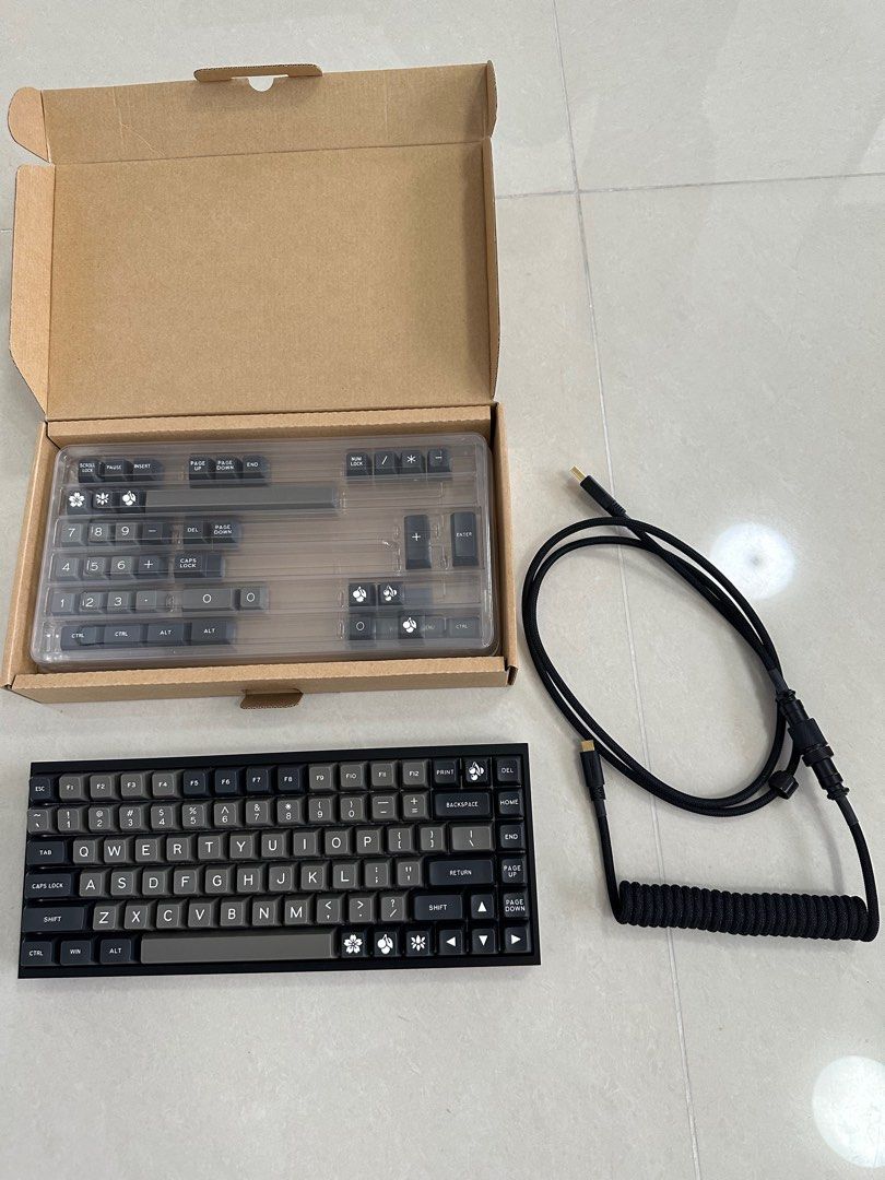 KBDfans Tofu84 Black 75% Soldered Mechanical Keyboard, Computers & Tech ...