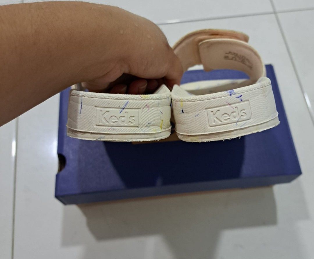 Keds slides, Men's Fashion, Footwear, Flipflops and Slides on Carousell