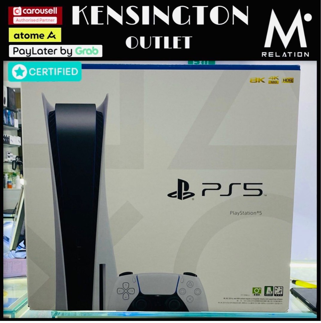 {Kensington} Sony PlayStation 5 PS5 Console | Disc Edition | 825GB ...