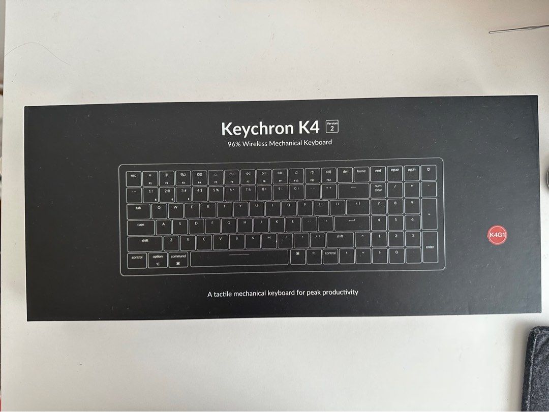 Keychron K4 V2 White LED, Computers & Tech, Parts & Accessories ...