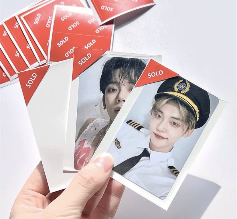 kpop packing sold corner sticker svt txt straykids itzy blackpink twice ...