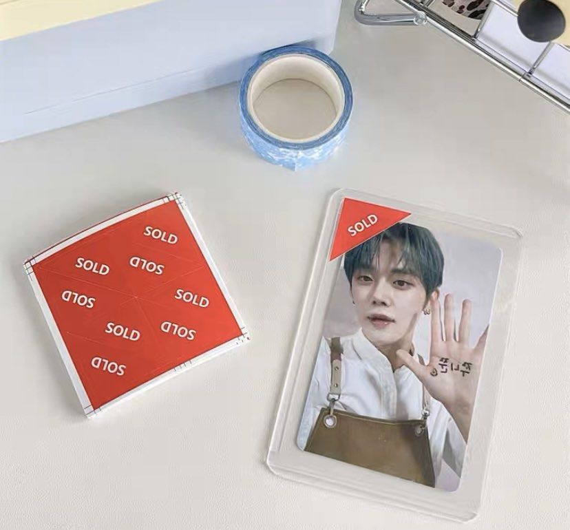 kpop packing sold corner sticker svt txt straykids itzy blackpink twice ...