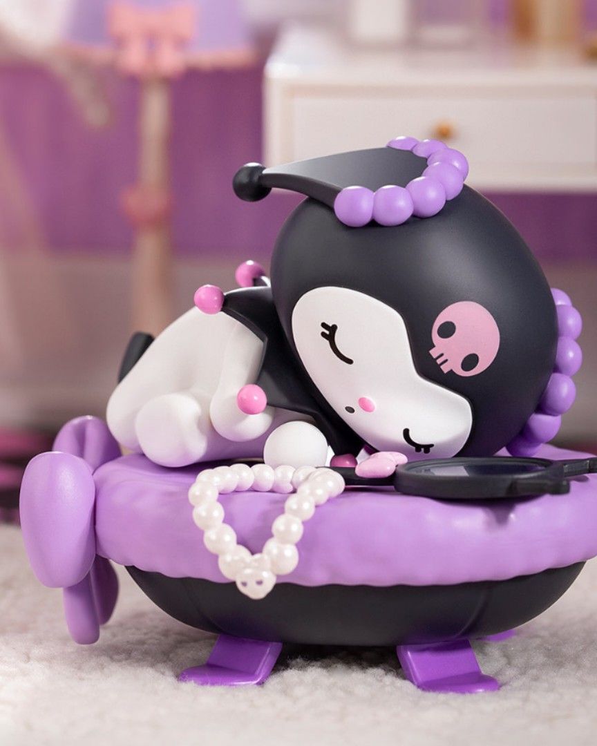 Kuromi Fall Asleep Pop Mart, Hobbies & Toys, Toys & Games on Carousell