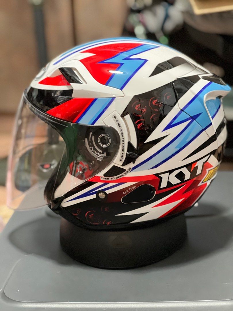 Kyt Helmet KYT VENOM Kasma Daniel (Open face with double visor helmet ...