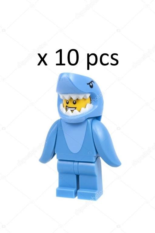Lego 71011 Shark Suit Guy x 10pcs (Sealed), Hobbies & Toys, Toys ...