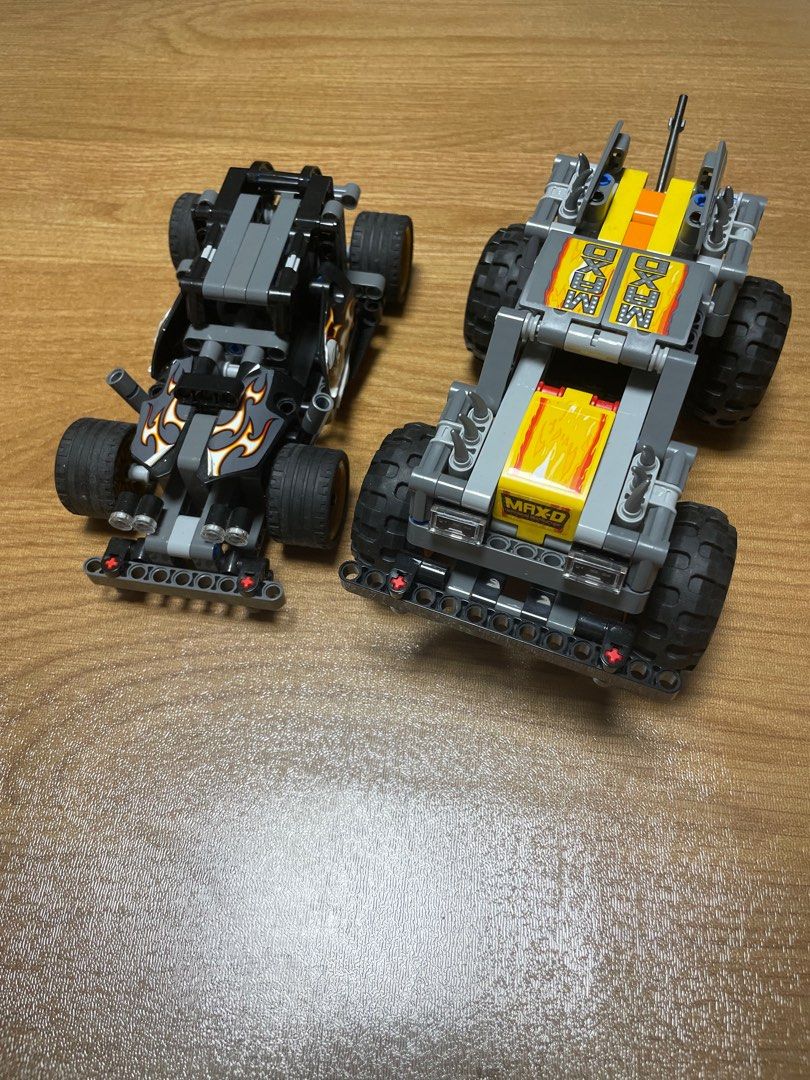 Lego Technic Pull Back Cars, Hobbies & Toys, Toys & Games on Carousell
