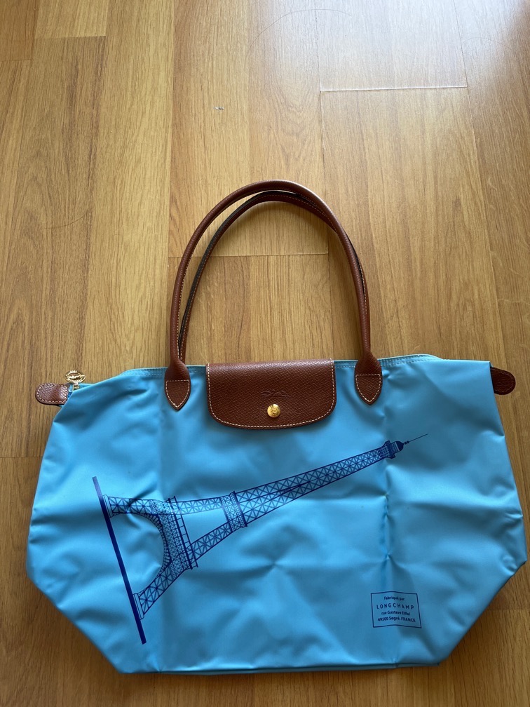 Limited edition Longchamp Paris Eiffel Tower le pliage large long ...