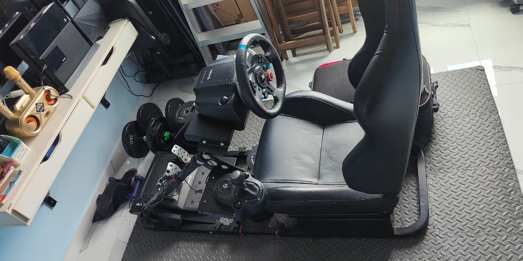 Fullset Logitech G29 playstation car controller + racing car seat ...