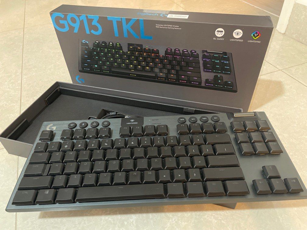 Logitech G913 TKL (Clicky), Computers & Tech, Parts & Accessories ...