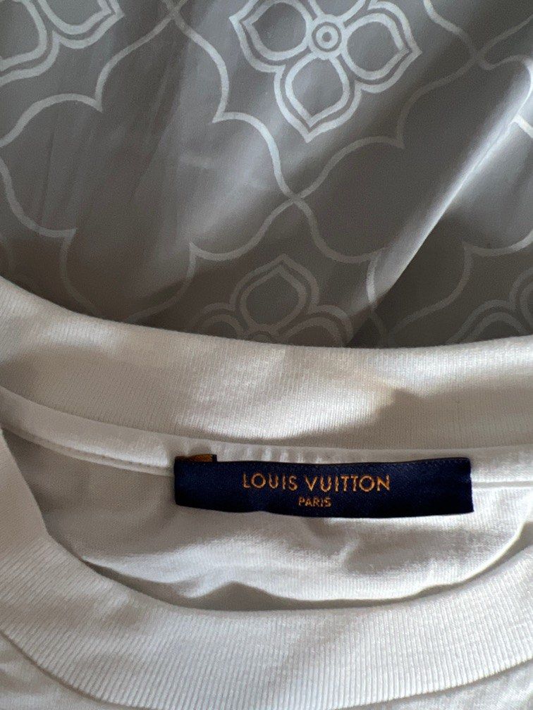 lv white tee limited edition, Men's Fashion, Tops & Sets, Tshirts ...