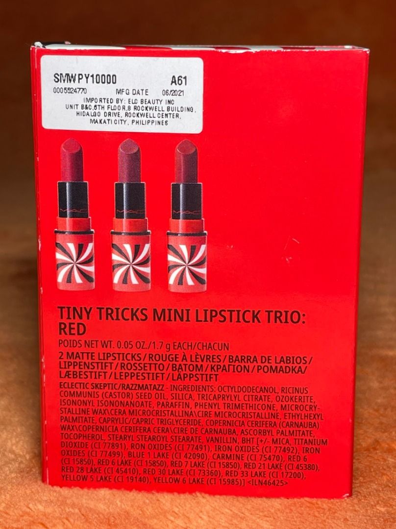 Mac Tiny Tricks Lipstick Trio, Beauty & Personal Care, Face, Makeup on ...