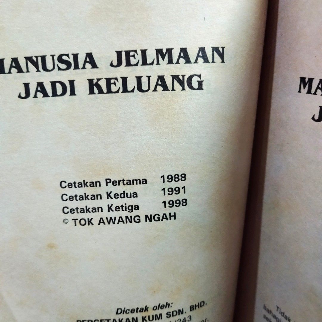 Manusia Jelmaan Menjadi Keluang / Tok Awang Ngah #49, Hobbies & Toys ...