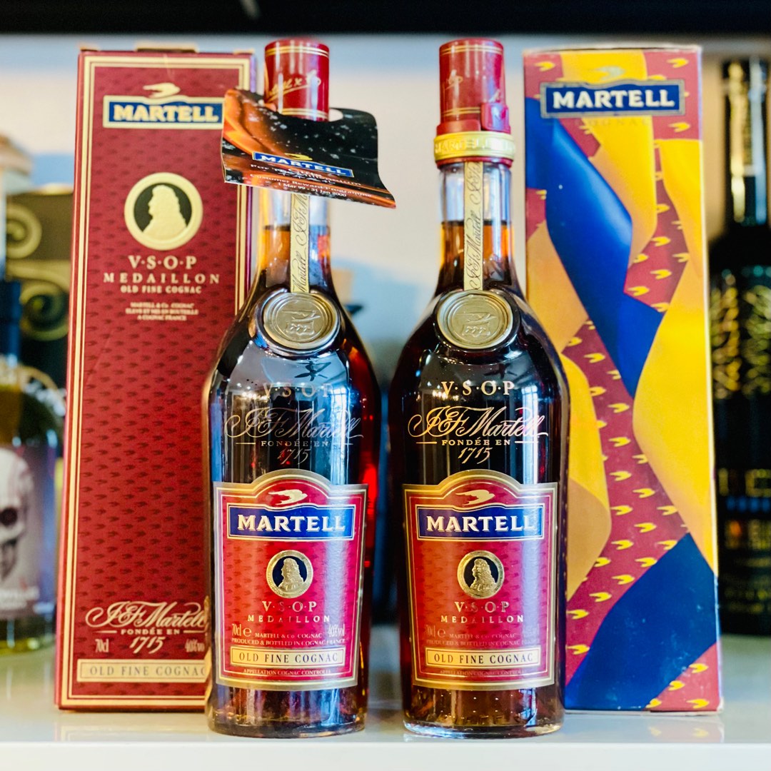 Martell VSOP Cognac medallion not red barrel w box 700ml, Food & Drinks ...