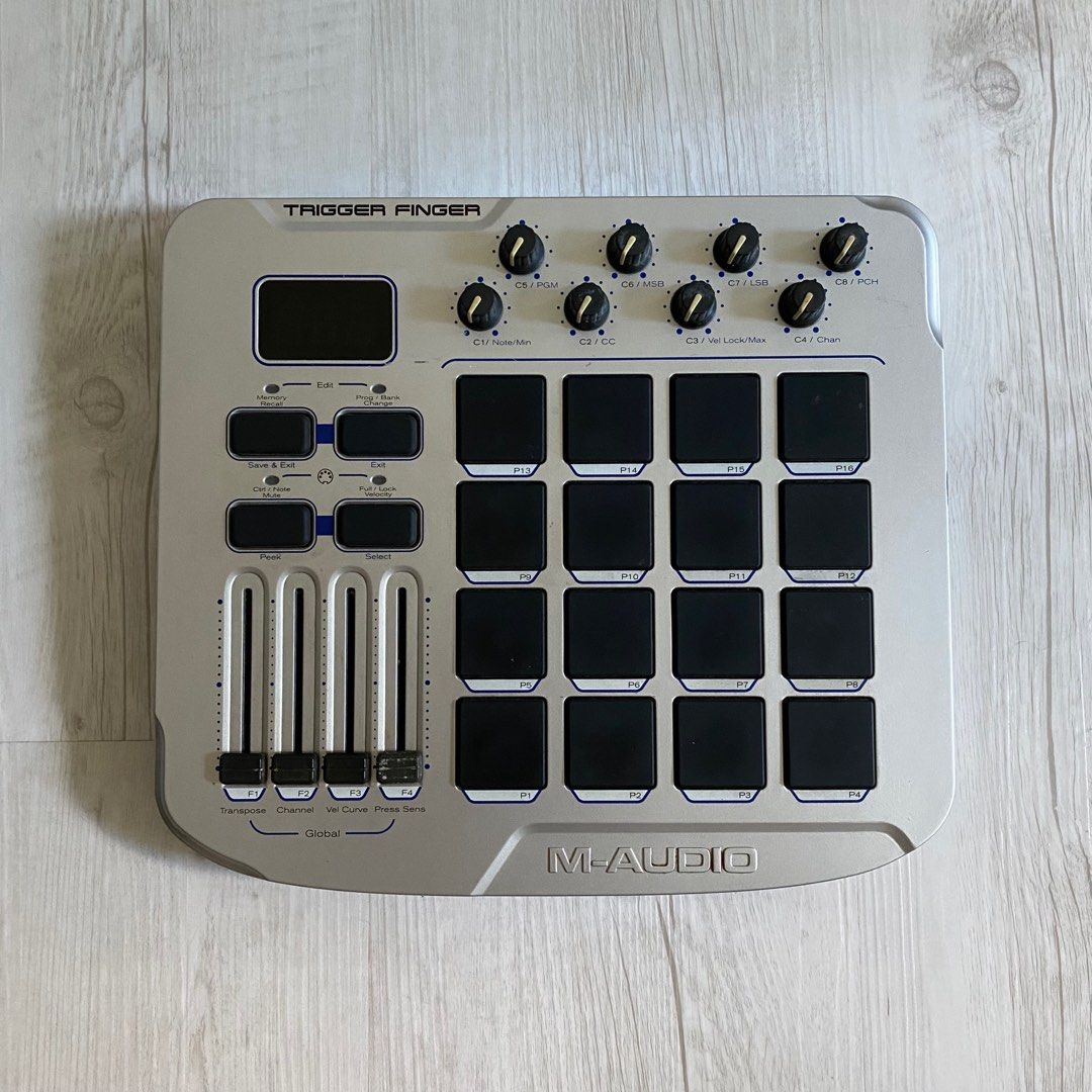 M-Audio Trigger Finger Midi Controller, Hobbies & Toys, Music & Media ...