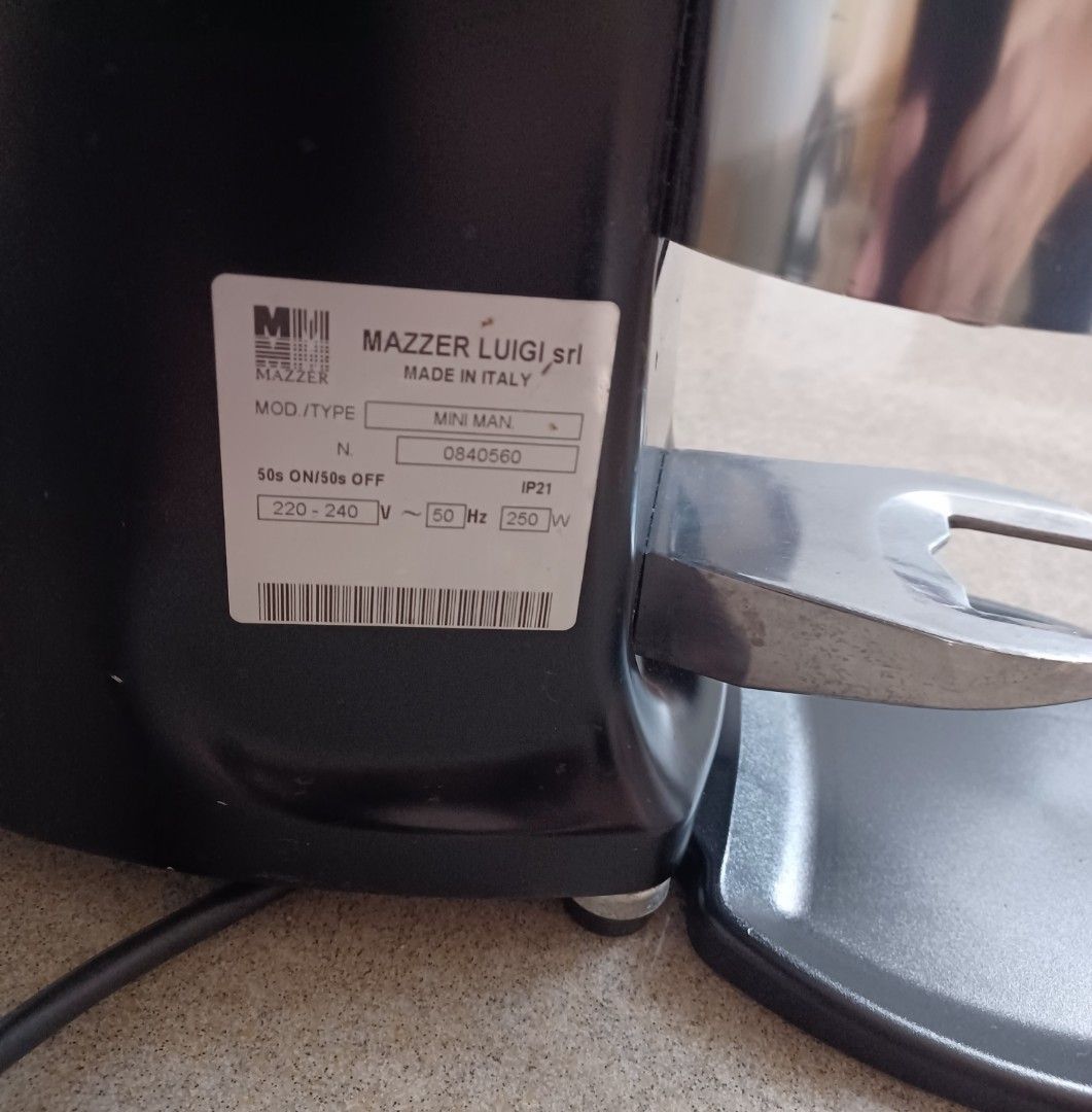 Mazzer Mini Luigi Coffee Espresso Grinder, TV & Home Appliances ...