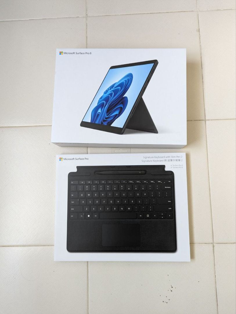 Microsoft Surface Pro 8, i7, 16GB, 256GB with keyboard and pen ...
