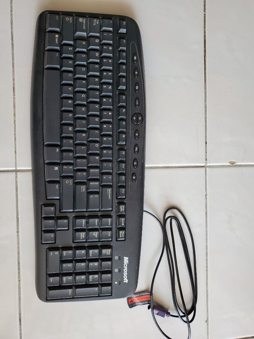 Microsoft Wired Keyboard 500, Computers & Tech, Parts & Accessories ...
