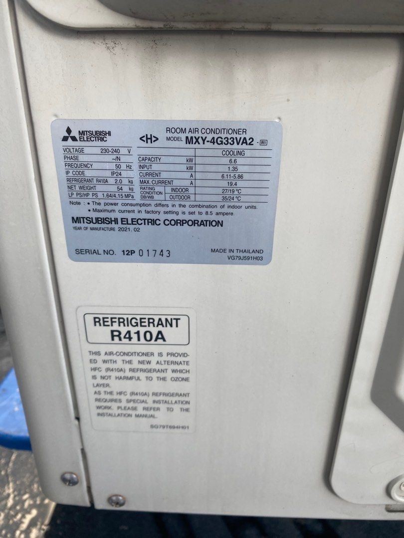 Mitsubishi Starmex System 4, TV & Home Appliances, Air Conditioners ...