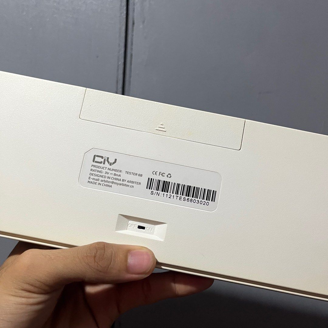 Modded CIY Tester 68 with Gateron Milky Yellow (L+F), Computers & Tech ...