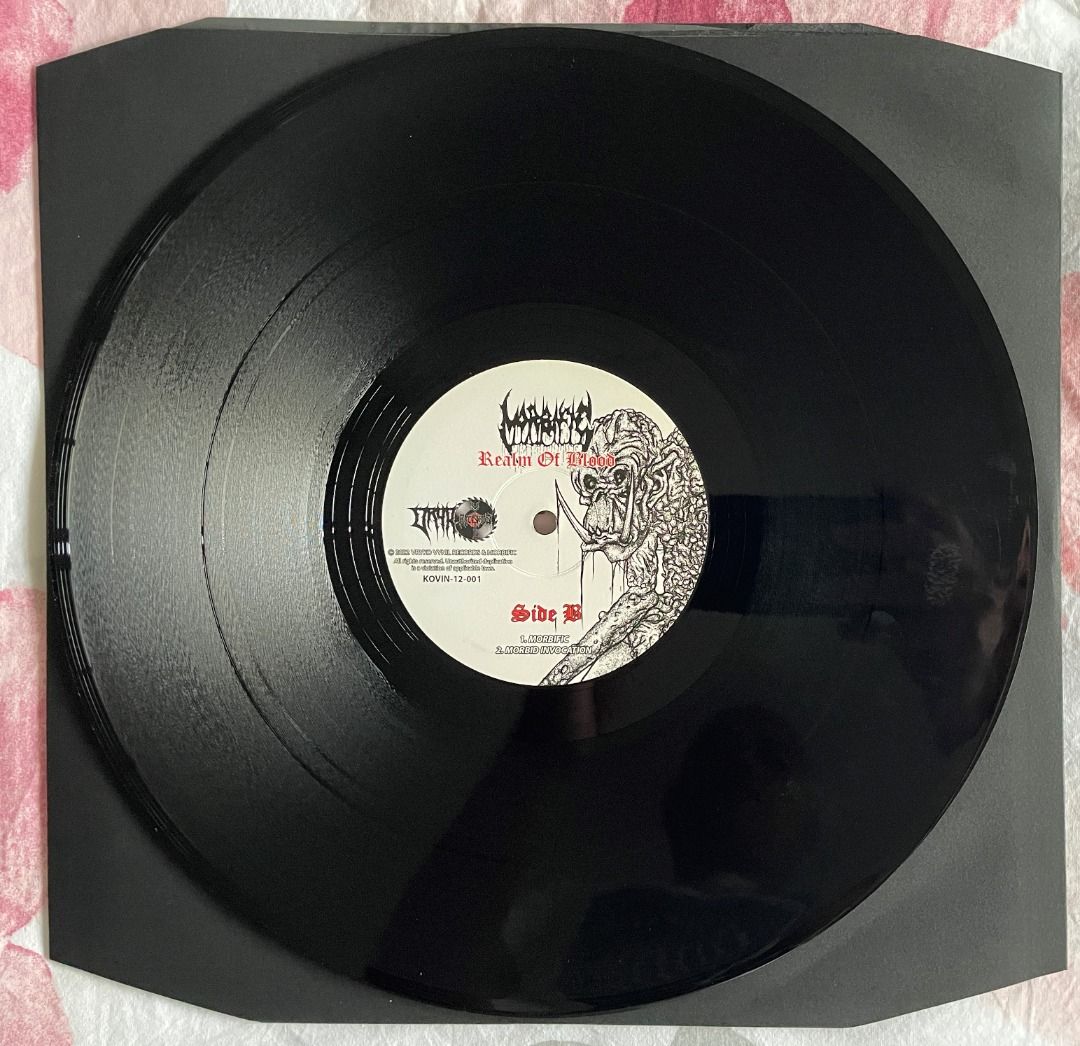MORBIFIC Realm Of Blood LP, Hobbies & Toys, Music & Media, Vinyls on ...