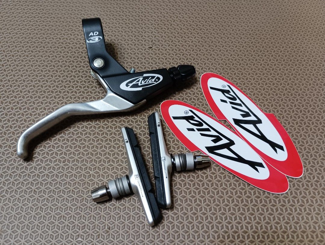 MTB : AVID brake lever (R hand) + brake pad (1 wheel), 體育器材, 自行車及配件, 單車 ...