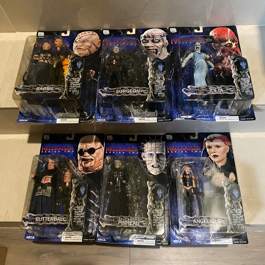 NECA rare HELLRAISER set of 6, Hobbies & Toys, Toys & Games on Carousell