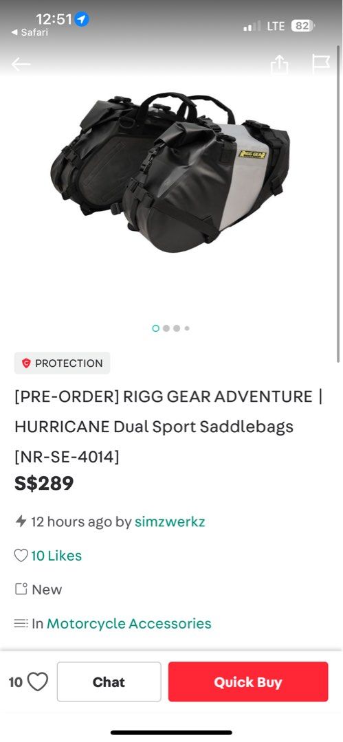 Nelson Rigg Gear Saddle Bags SE-4014 kriega ktm t7 tenere 700 350 500 ...