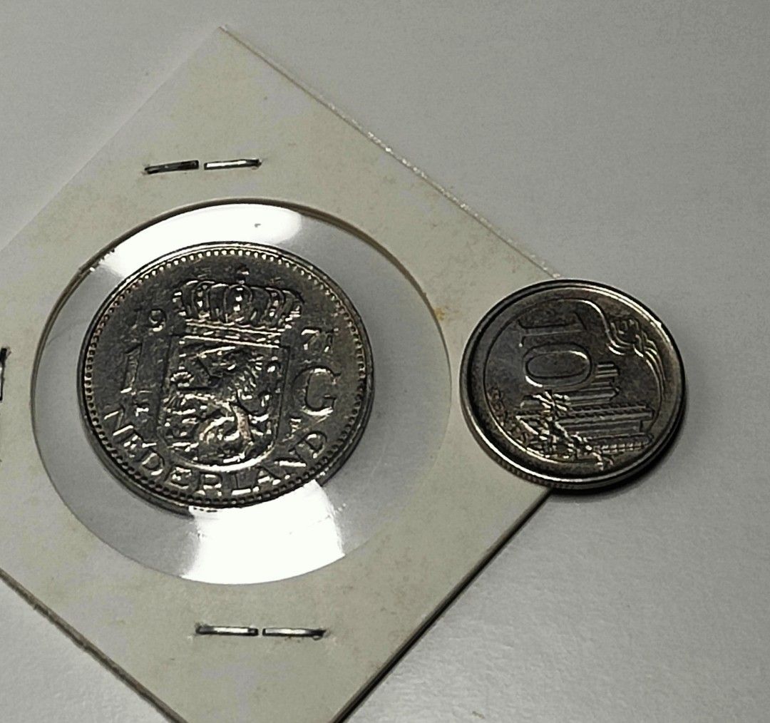 Netherlands Coin 1971 1 Gulden XF, Hobbies & Toys, Memorabilia ...