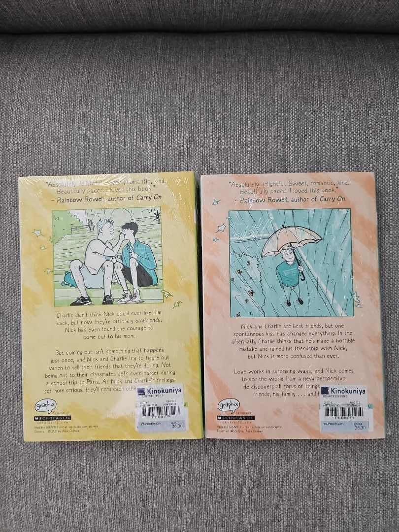 (NEW & SEALED) HEARTSTOPPER VOL 2 & 3 - ALICE OSEMAN, Hobbies & Toys ...