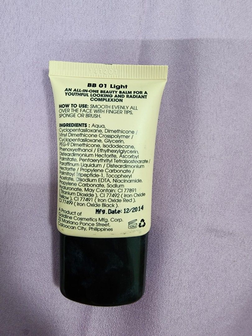 Nichido BB Cream Every Day Wear in BB01 Light on Carousell