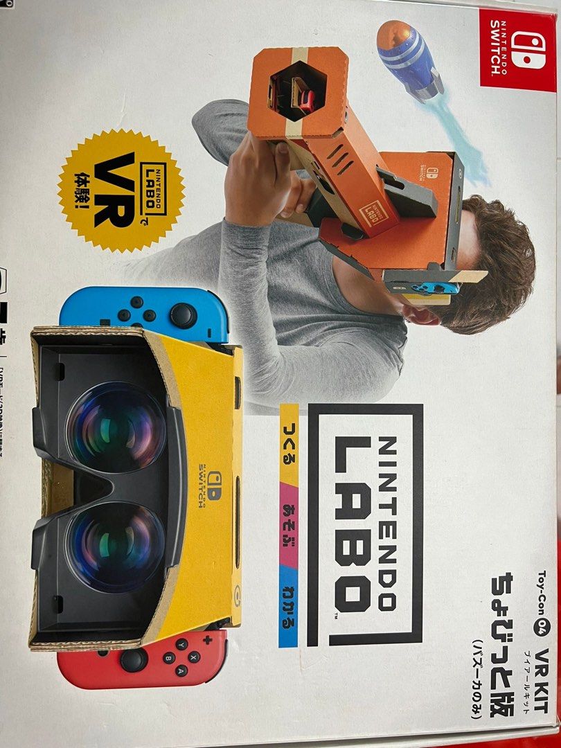 Nintendo switch labo toy-con 04 vr kit, Video Gaming, Video Games, Nintendo on Carousell