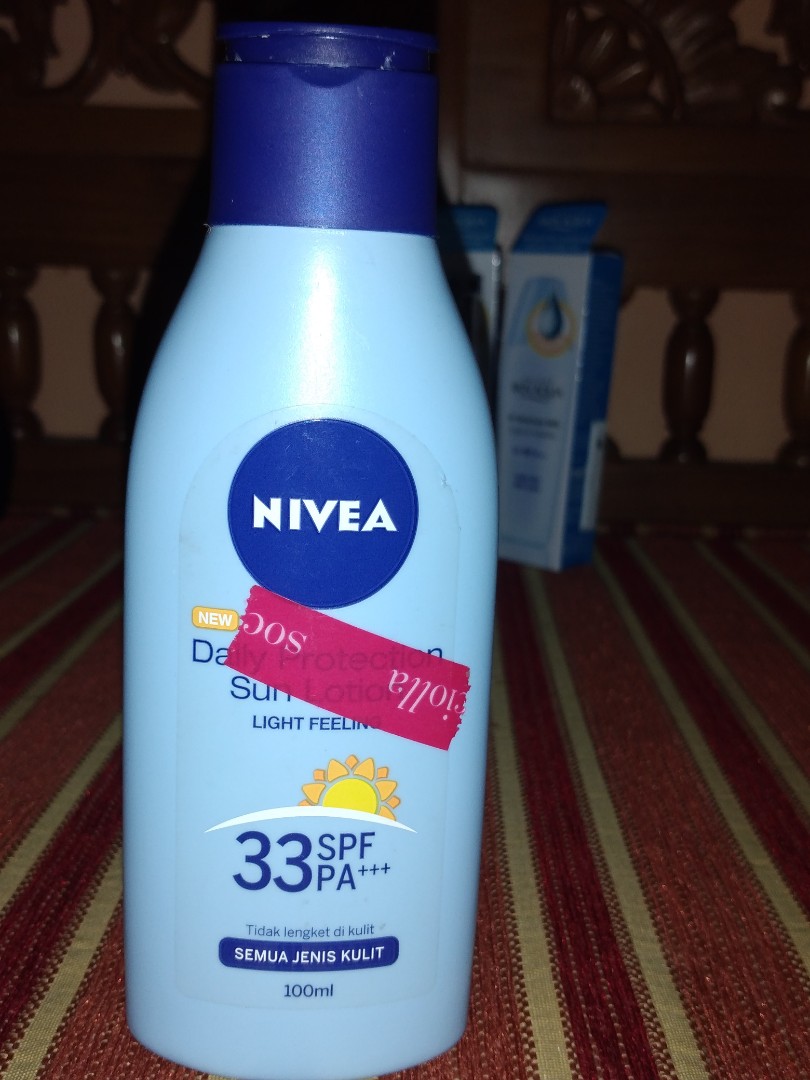 Nivea Body Lotion spf 33, Kesehatan & Kecantikan, Kulit, Sabun & Tubuh ...