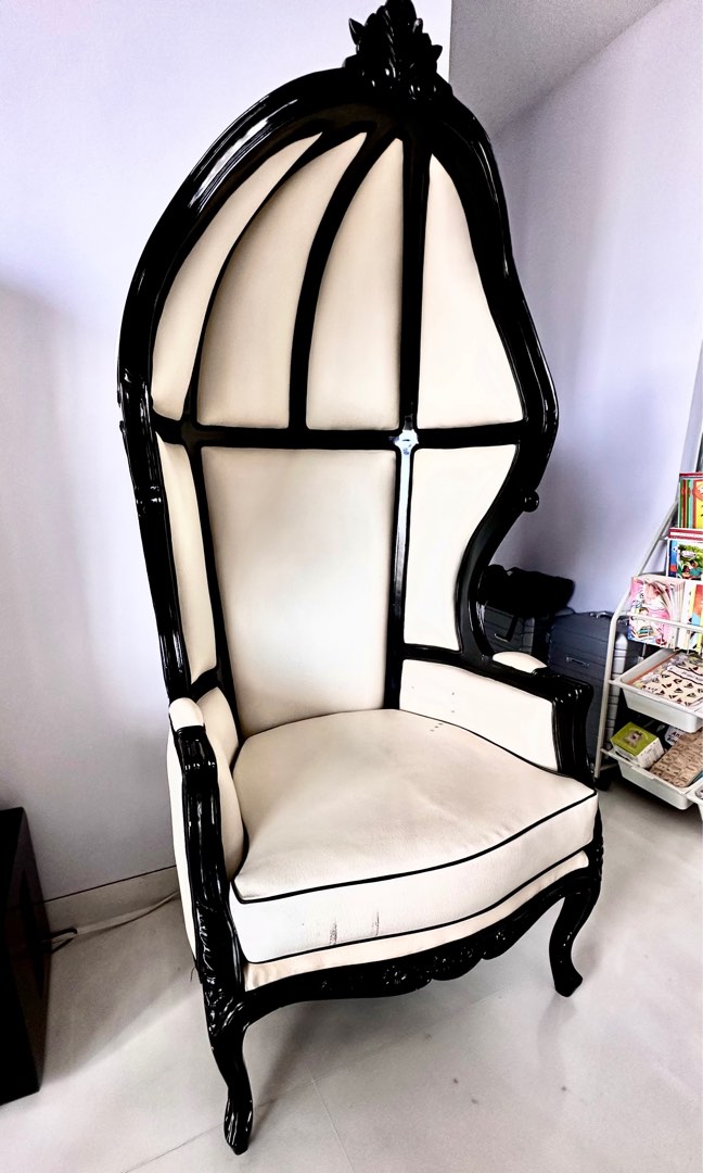 Old English classic King chair, Furniture & Home Living, Furniture ...