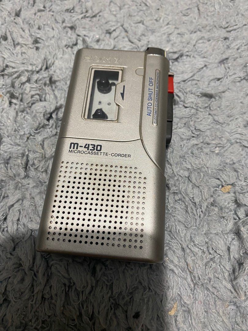 Old School/Vintage voice recorder SONY M430 microcasette-recorder ...