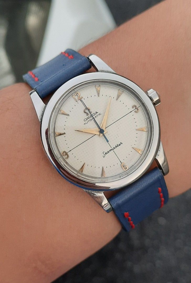 OMEGA SEAMASTER CROSS DIAL, Luxury, Watches on Carousell