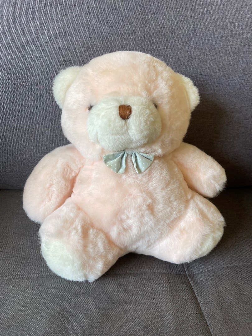 Pale Pink Teddy Bear (soft toy, stuffed toy), Hobbies & Toys, Toys ...