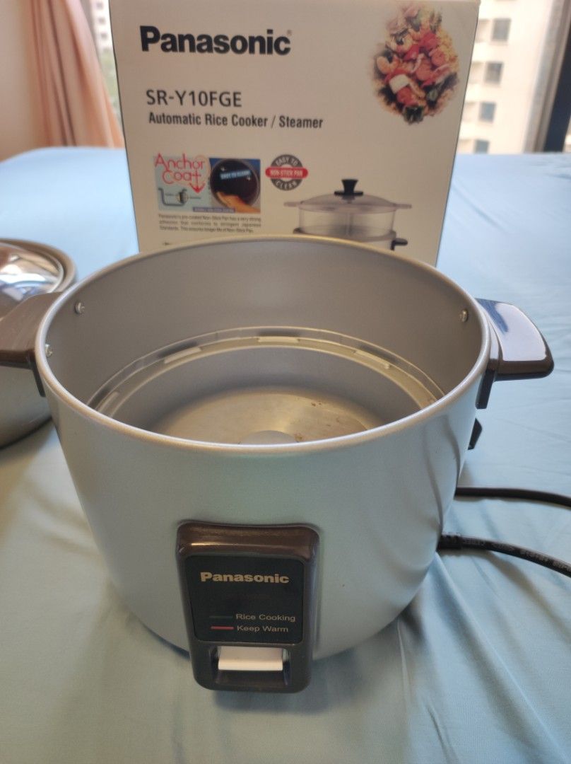 Panasonic rice cooker/ steamer SR-Y10FGE, TV & Home Appliances, Kitchen ...