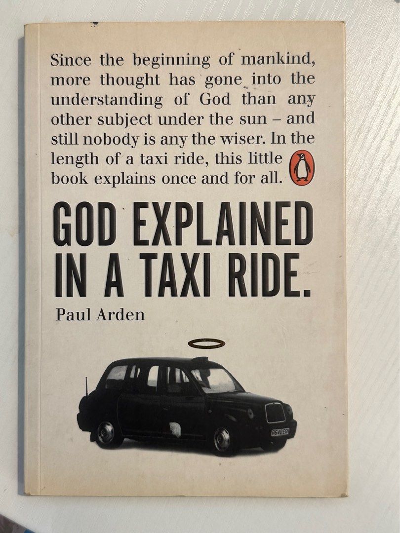 Paul Arden - God Explained In a taxi ride, 興趣及遊戲, 書本 & 文具, 小說及非小說 ...