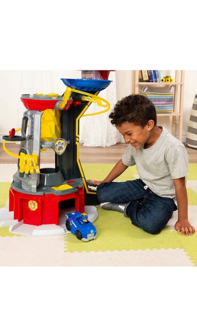 Paw Patrol Mighty Pups Lookout Tower Playset, Hobbies & Toys, Toys ...