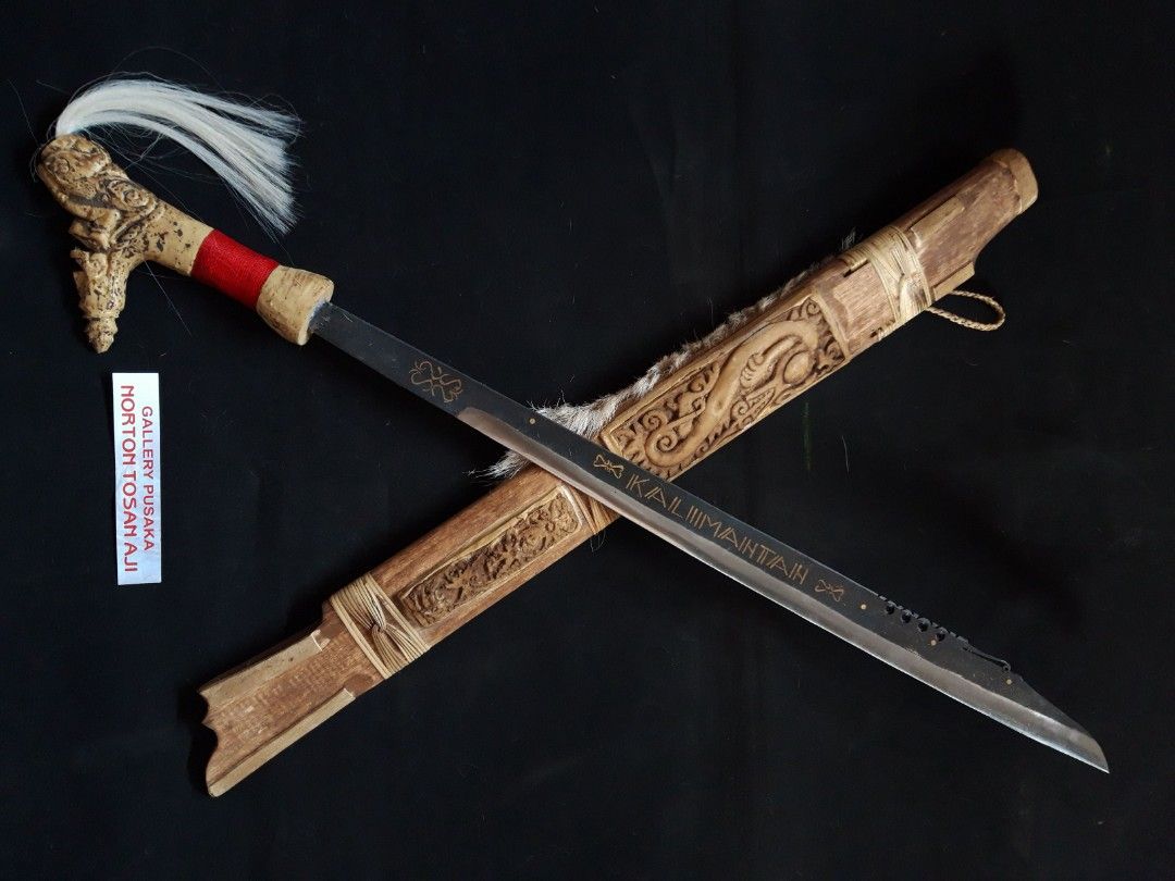 Pedang Mandau Kalimantan, Antik, Pajangan di Carousell