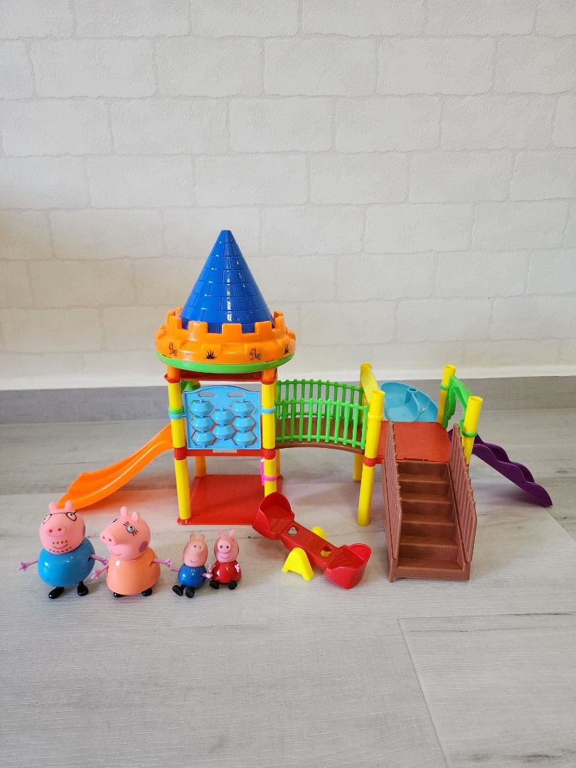 Peppa Pig Playground Figurines, Hobbies & Toys, Toys & Games on Carousell
