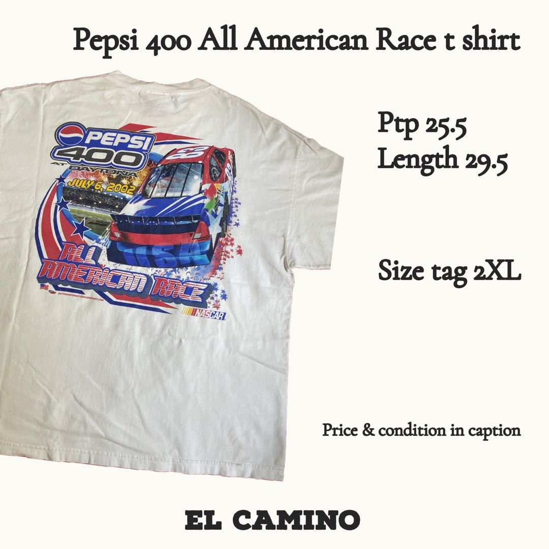 Pepsi 400 All American race tee, Men's Fashion, Tops & Sets, Tshirts ...