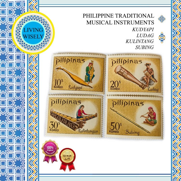 Philippine Traditional Musical Instruments Stamps on Carousell