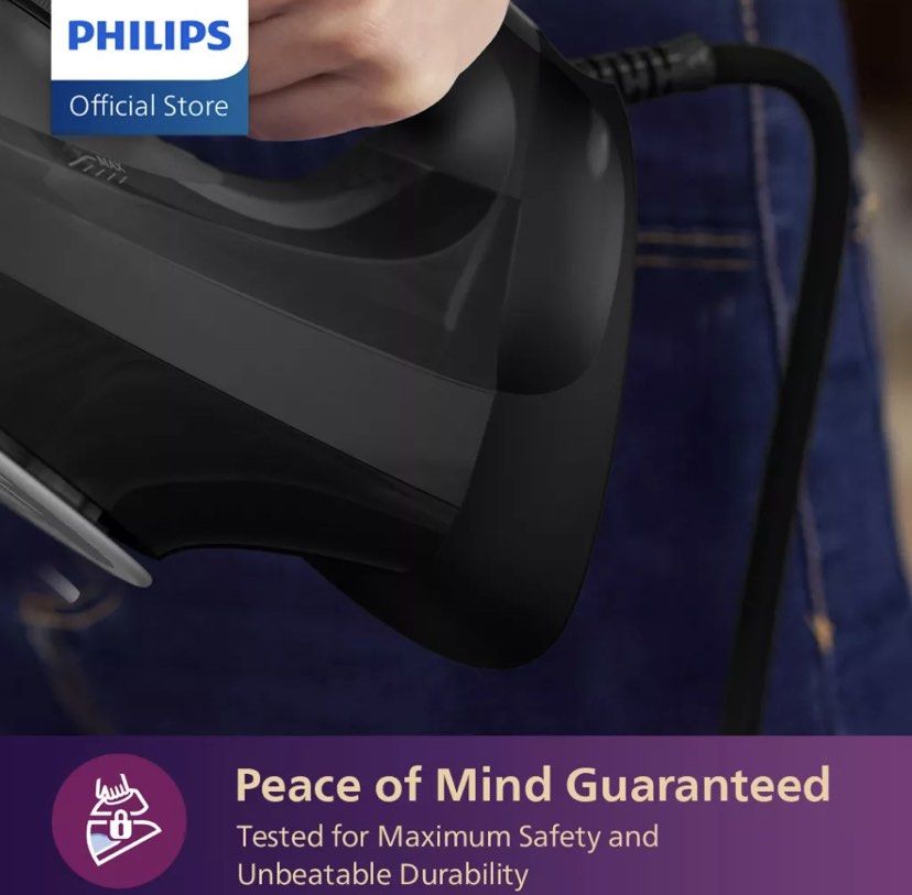 PHILIPS 5000 Series Steam Iron - DST5040/86 - SteamGlide Plus soleplate ...