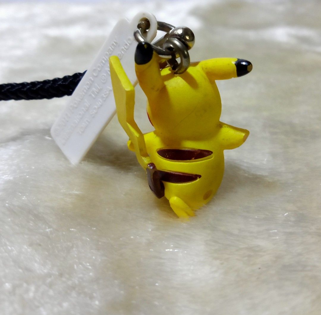 PIKACHU Pokemon Phone strap charm - Preloved on Carousell