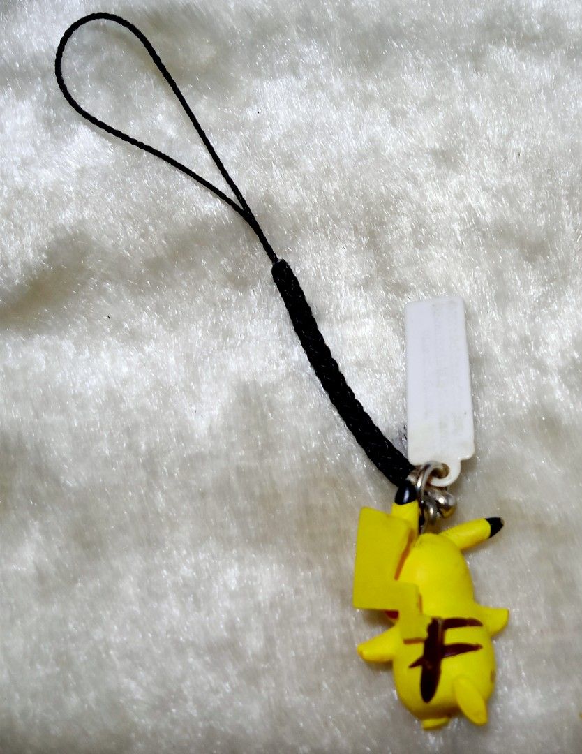 PIKACHU Pokemon Phone strap charm - Preloved on Carousell