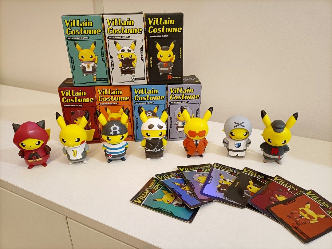 Pikachu Villain Costume full set, Hobbies & Toys, Toys & Games on Carousell