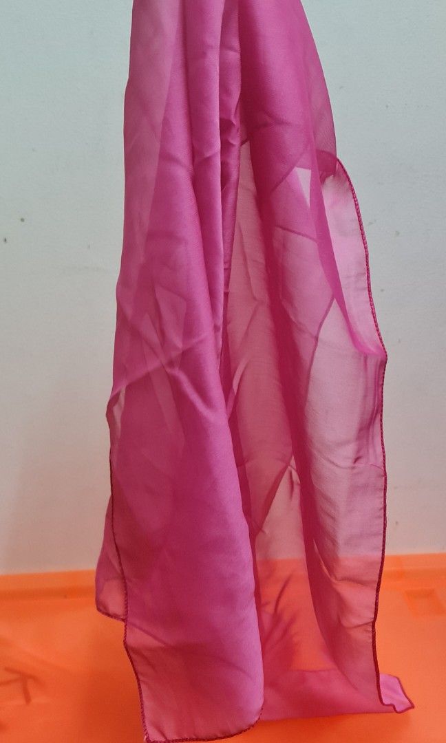 Pinky pink skarft, Women's Fashion, Watches & Accessories, Scarves on ...