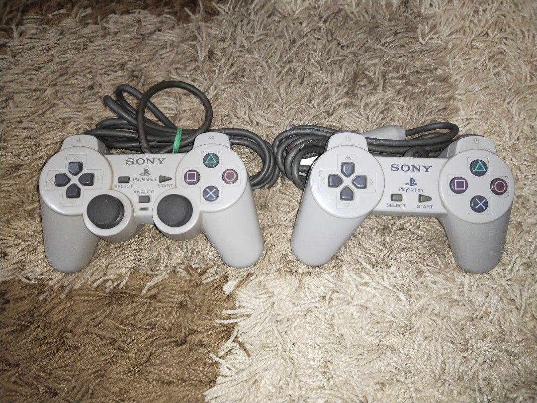 Playstation PS1 Original Controller, Video Gaming, Gaming Accessories ...
