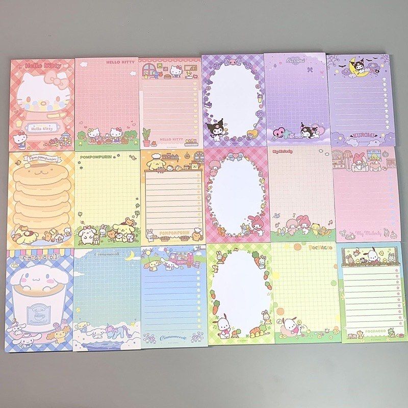PO Sanrio Notepad, Hobbies & Toys, Stationery & Craft, Stationery ...